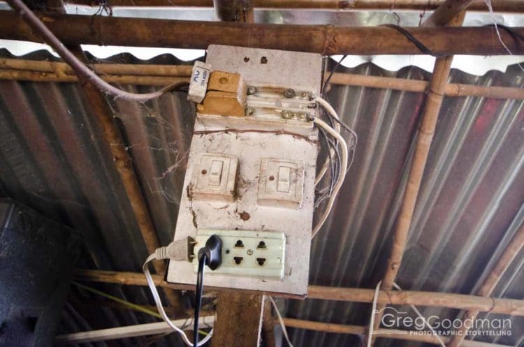 Absurd and Shoddy Electric Wiring in India + Asia