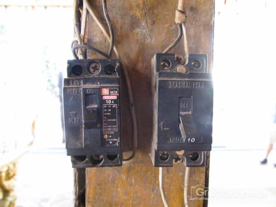 Absurd and Shoddy Electric Wiring in India + Asia